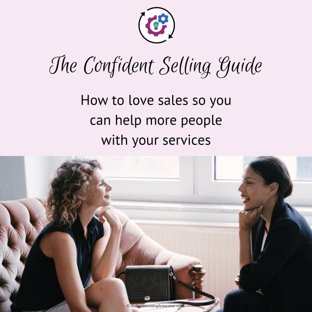 The Confident Selling Guide – The Business ImpleMentor